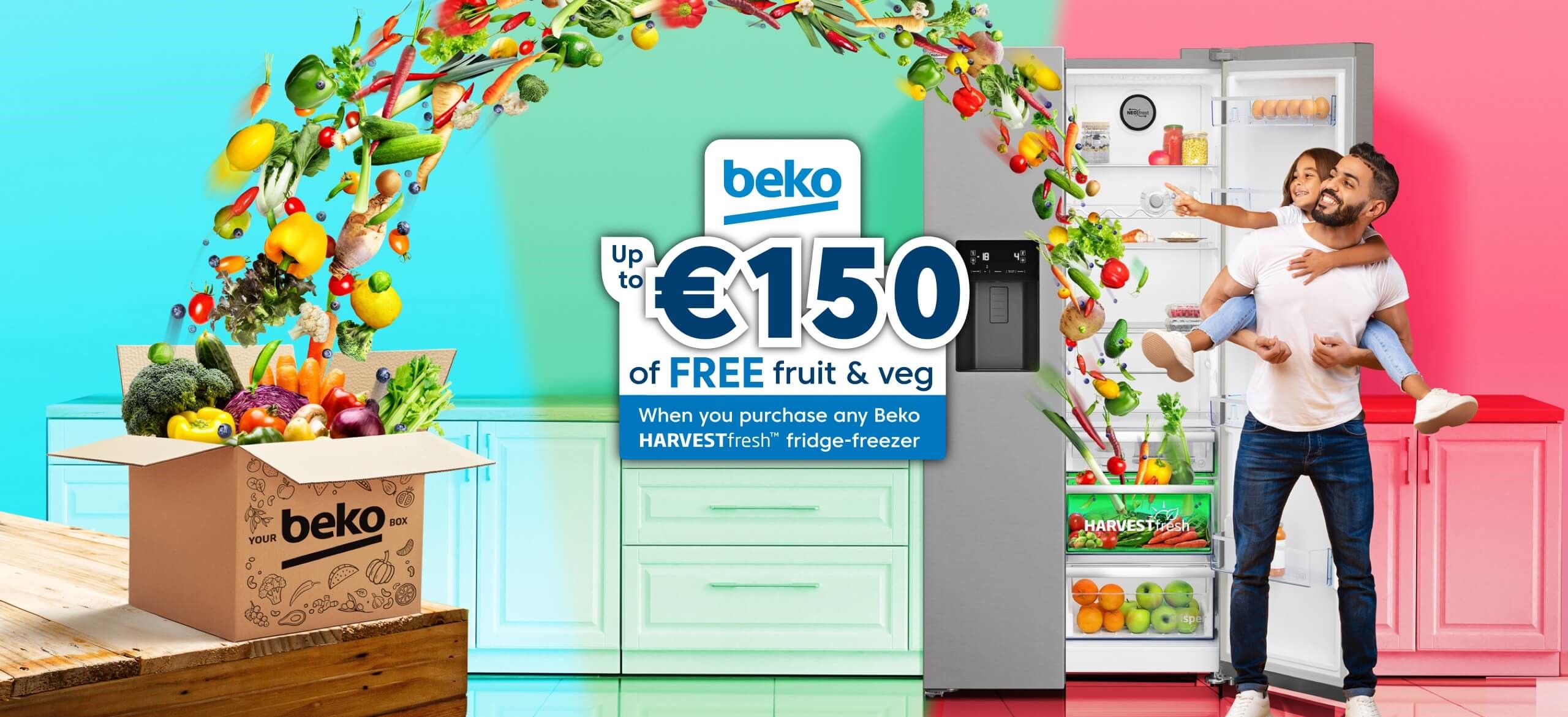 Narrow Fridge Freezers | Slimline | Beko