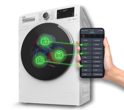 Beko Beko 10kg 1400rpm Washing Machine AquaTech RecycledTub™ B5W51041AW