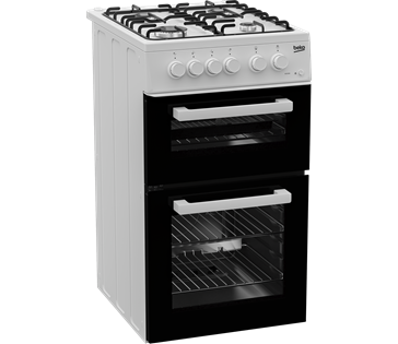 50cm Freestanding Gas Twin Cavity Cooker KDG580 | Beko UK