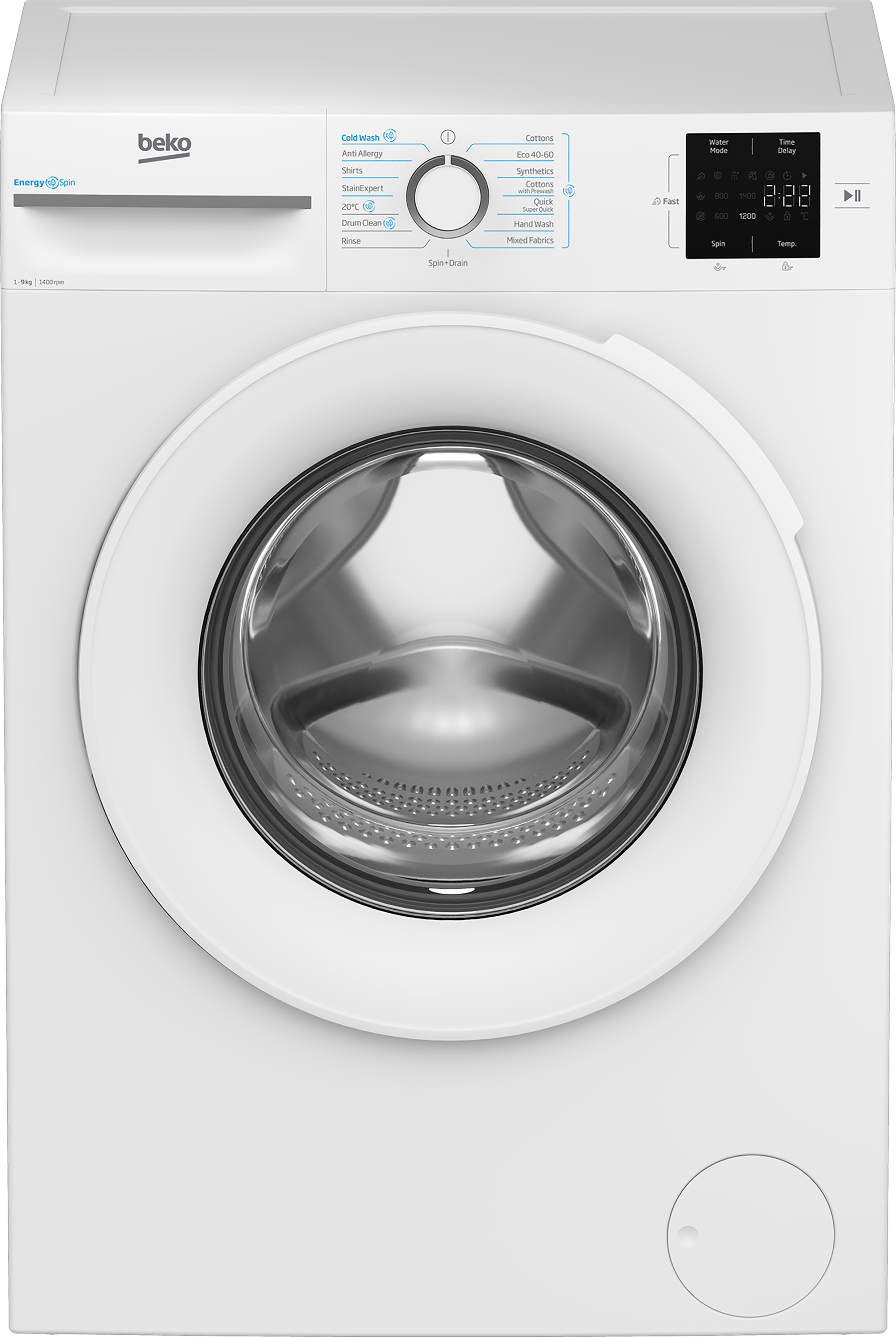 Freestanding 9kg 1400rpm Washing Machine with EnergySpin BM3WT3941 | Beko UK