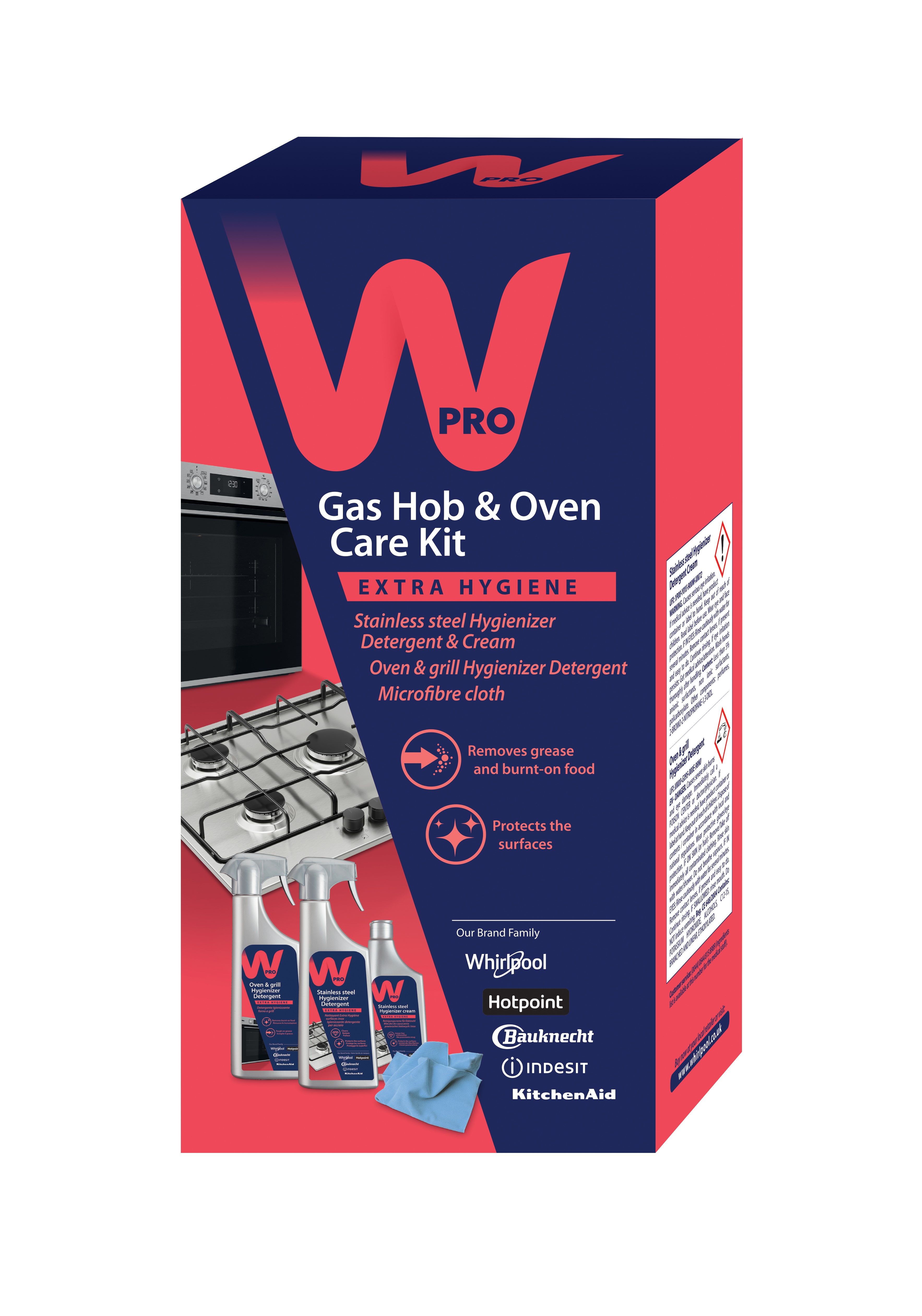 Wpro Gas Hob & Oven Care Kit KCU100 | Beko UK