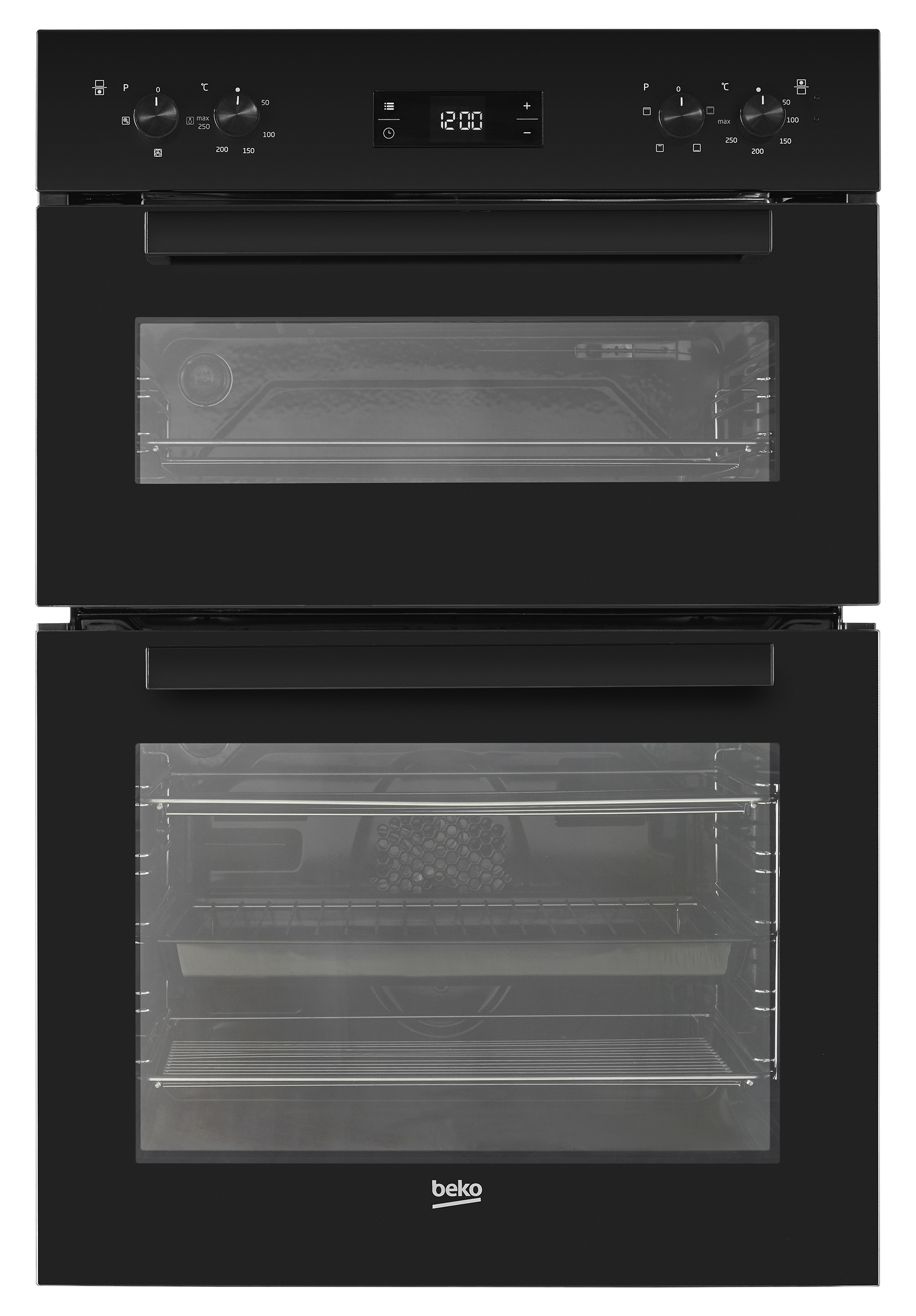 90cm Double Fan Oven with LED Timer BDF22300 | Beko UK