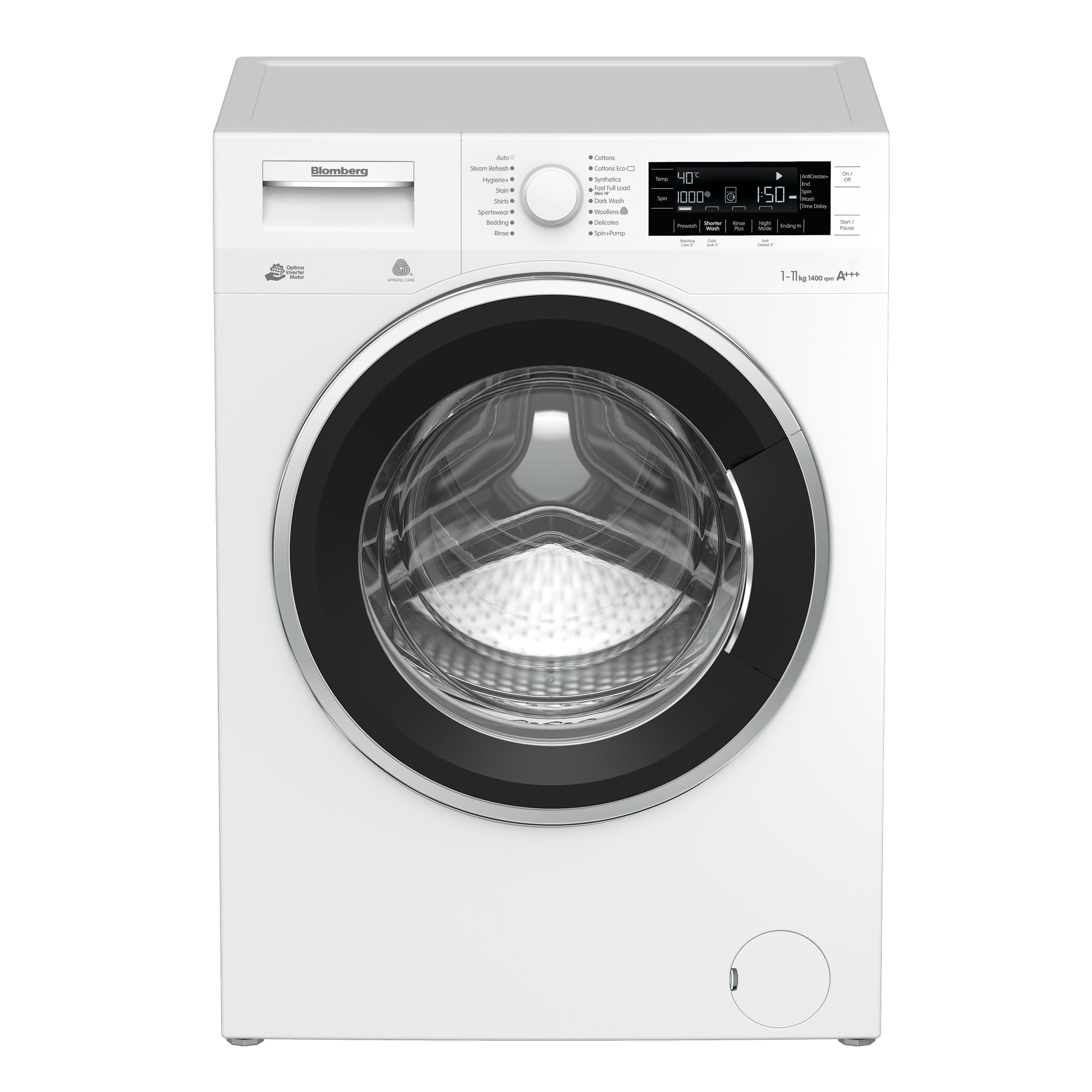 LWF4114421 11kg 1400rpm Washing Machine with Steam Refresh