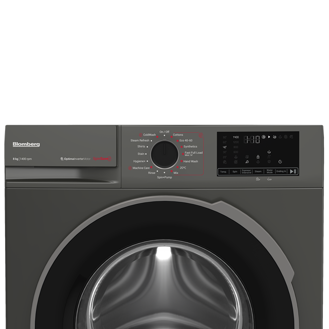 Freestanding 8kg 1400rpm Washing Machine with SpinSave