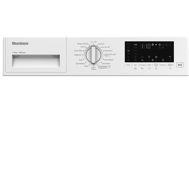 Integrated 8kg 1400rpm washing machine LWI284420